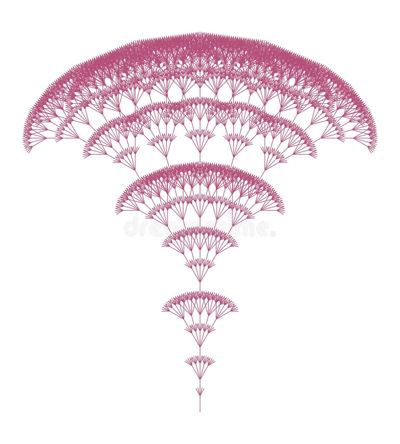 Flat Vector Computer Generated L-system Branching Fractal Generative ... Flat Vector Computer Generated L-system Branching Fractal Generative ...