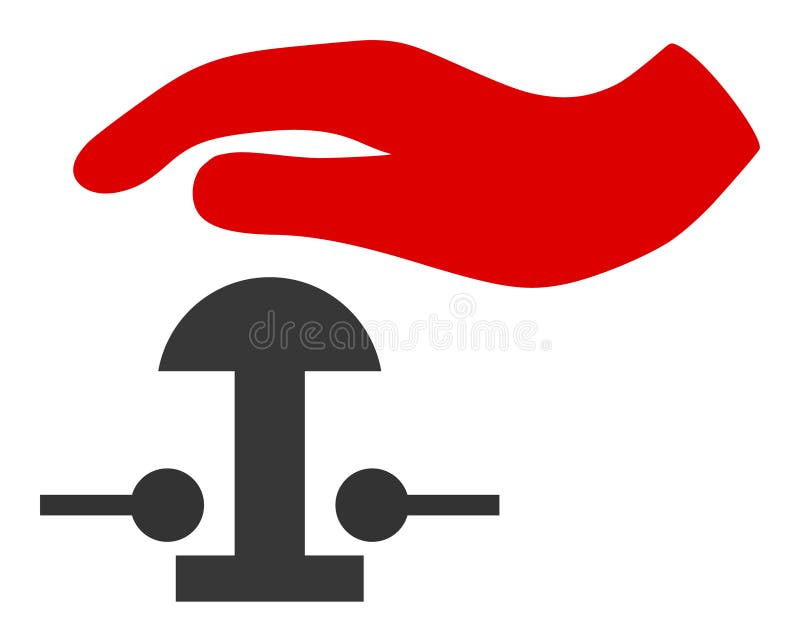 Flat Vector Emergency Stop Icon Stock Illustration - Illustration of ...