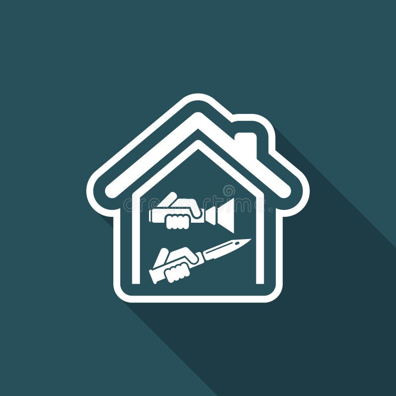 Home robbery stock vector. Illustration of dwelling - 118521397