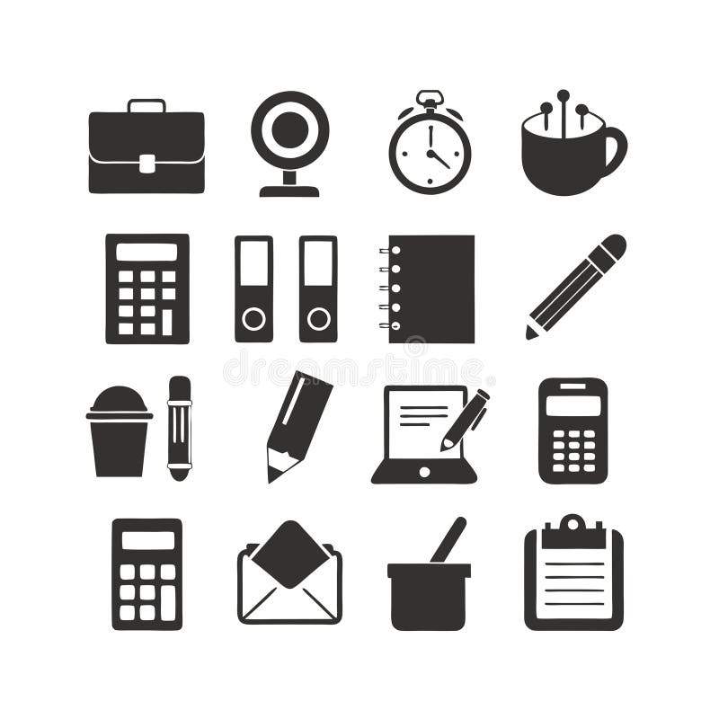 Graphic Depicting Office Related Objects Stock Photos - Free & Royalty ...