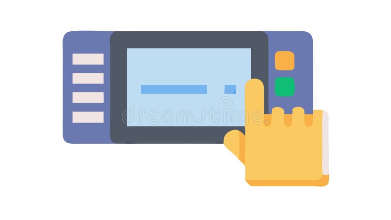 Human Hand Interaction Flat Vector Icon, Vector Design Generative AI ...