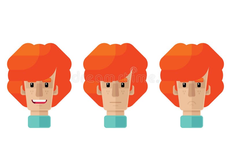 Ginger Hair Man Stock Illustrations – 533 Ginger Hair Man Stock ...