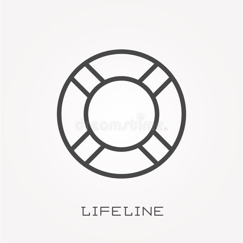 Lifeline icons set stock vector. Illustration of safe - 95836455