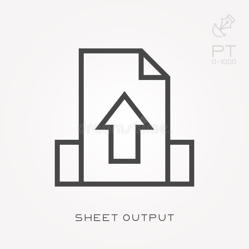 Output Pictogram Stock Illustrations – 954 Output Pictogram Stock ...