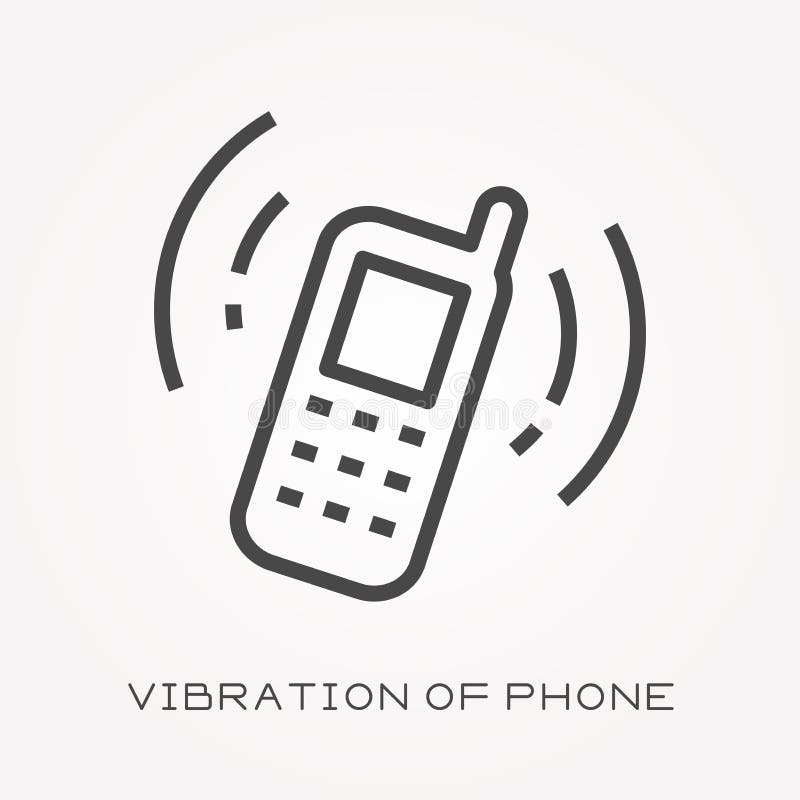 Phone Vibration Icon. Elements Of Web Icon. Premium Quality Graphic ...