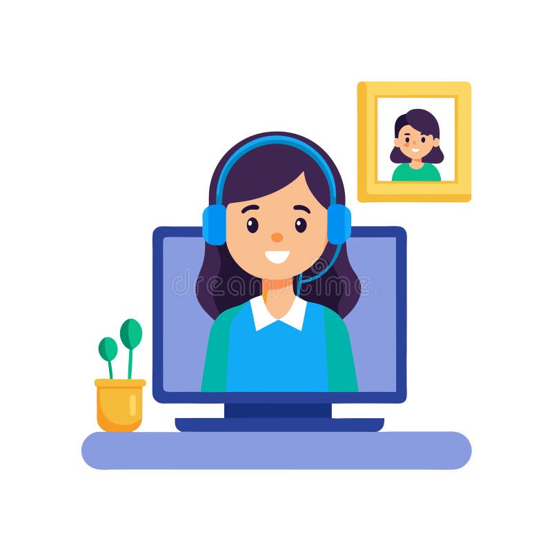 Operator Computer Avatar Stock Illustrations – 1,171 Operator Computer ...