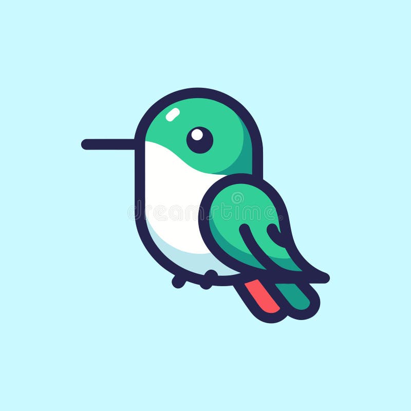 Hummingbird Flat Vector Stock Illustrations – 1,224 Hummingbird Flat ...