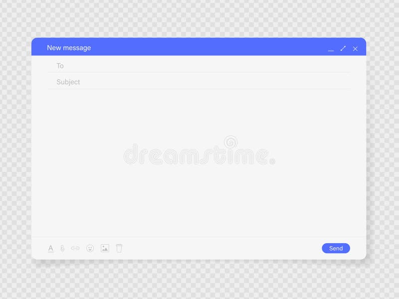 Email Mockup Vector Stock Illustrations – 5,269 Email Mockup Vector ...