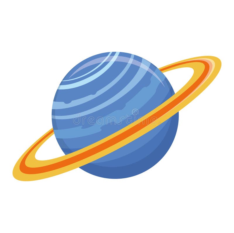 Saturn White Background