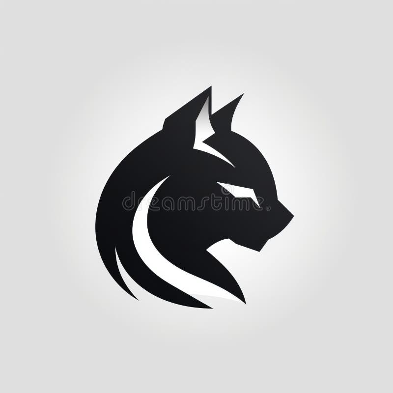 Aggressive Cat Logo - Modern, Stylized, Vector Design Stock ...