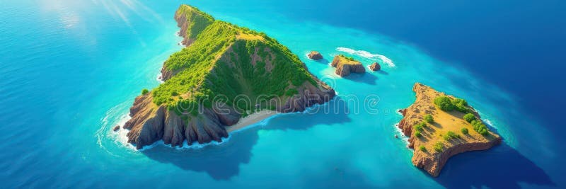 Flat Vector Map of Hawaii S Big Island with Island Name Label , Artwork ...