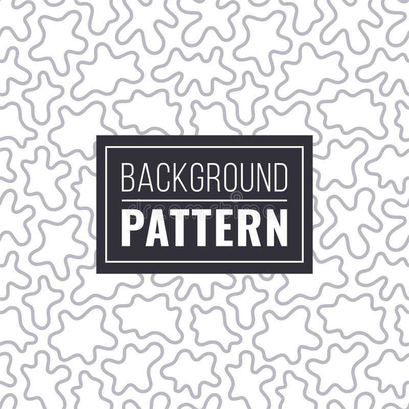 Flat Vector Modern Endless Pattern Illustration Stock Vector ...