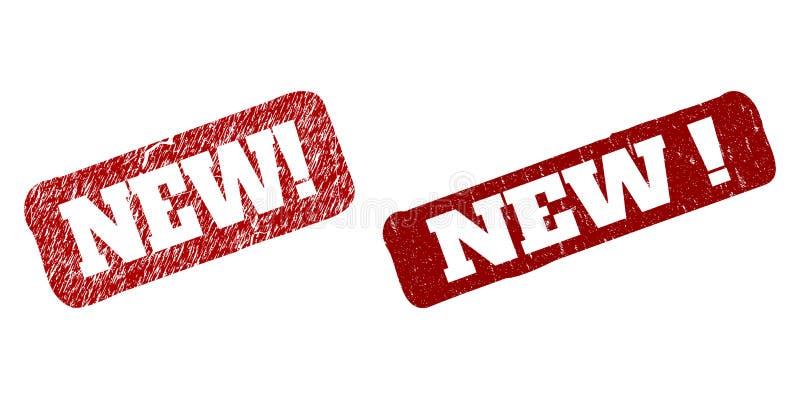 NEW! Red Rounded Rough Rectangular Seal with Distress Styles Stock Vector - Illustration of ...