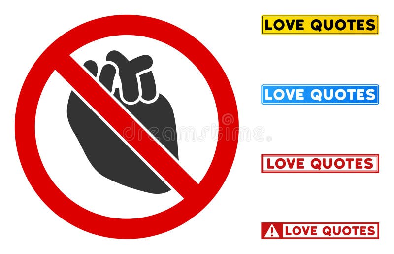 No Heart Sign Stock Illustrations – 4,542 No Heart Sign Stock ...
