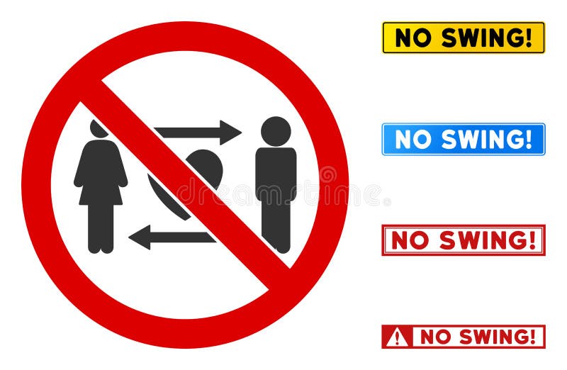 Flat Vector No Love Exchange Sign with Messages in Rectangular Frames ...