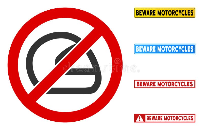 No Motorcycle Sign Stock Illustrations – 361 No Motorcycle Sign Stock ...