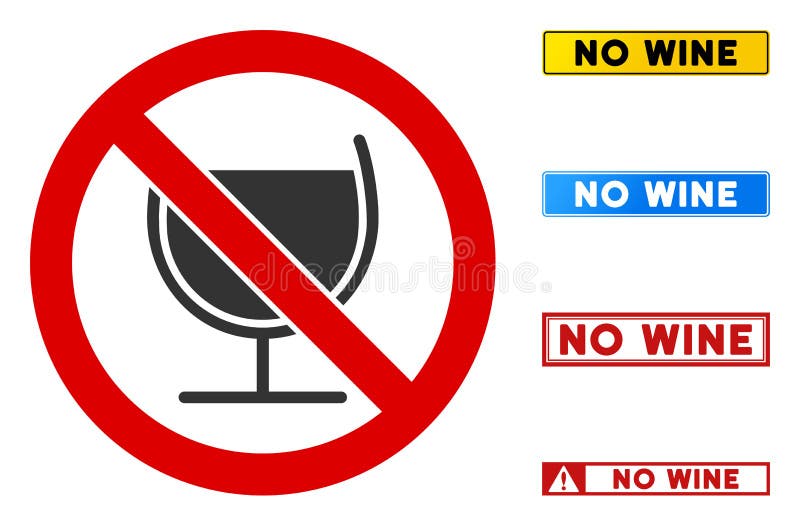 No Wine Sign Stock Illustrations – 2,016 No Wine Sign Stock ...