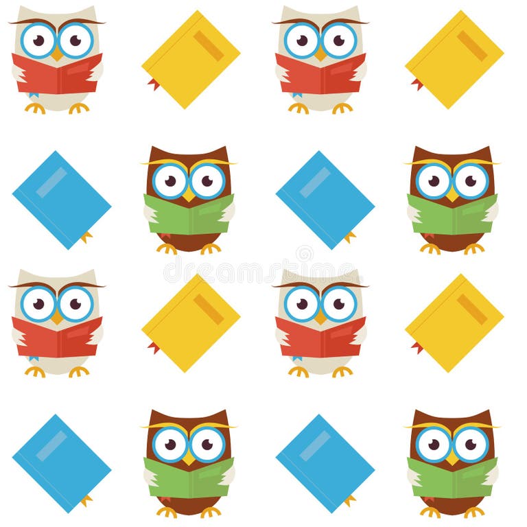 Owls Reading Books Stock Illustrations – 89 Owls Reading Books Stock ...