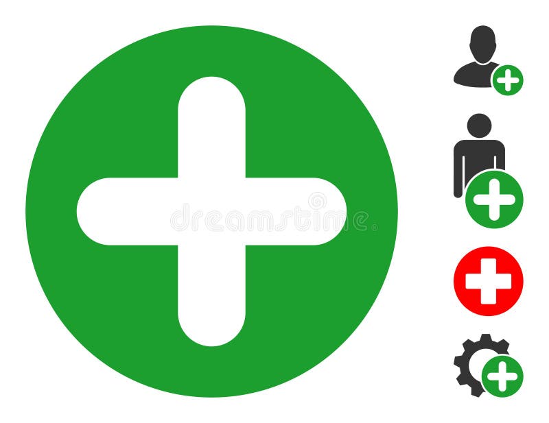 Flat Veterinary Plus Vector Icon Illustration Stock Vector ...