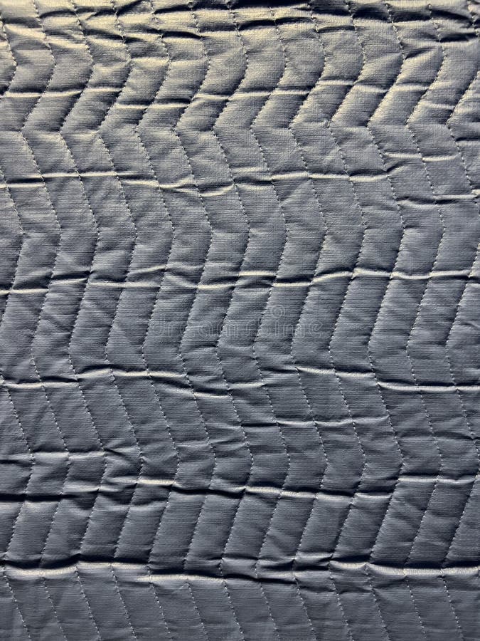 Flat View of a Blue Moving Blanket with Defined Texture Stock Photo ...