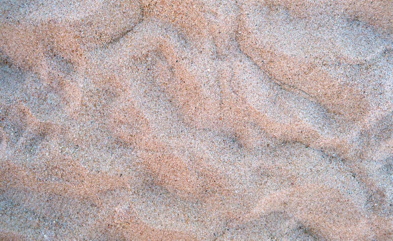 Flat View of Clean Yellow Sand Surface Covering Seaside Beach. Sandy ...