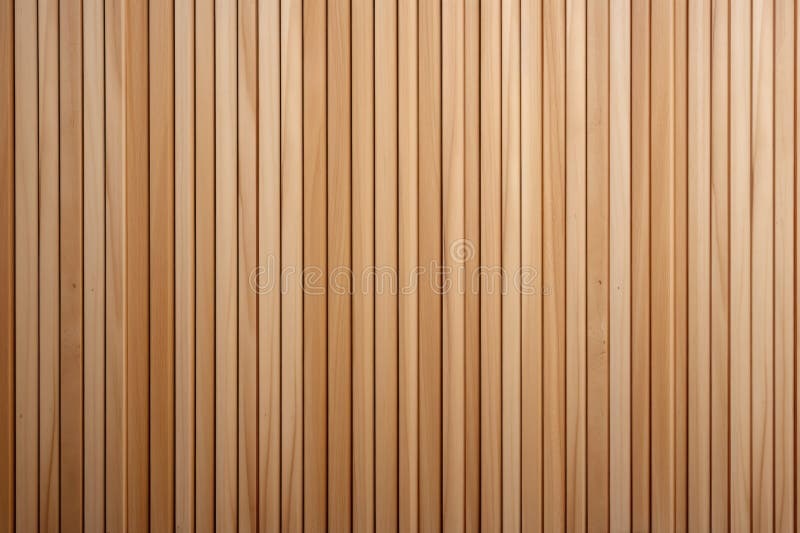 Flat View of Fluted Wood Panel AI Generated Stock Illustration ...