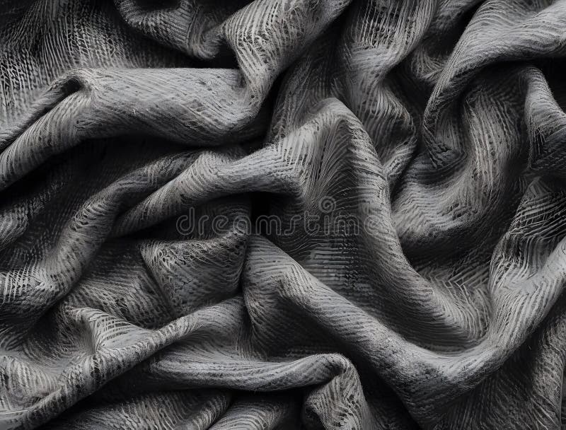Grey Wool Fabric Texture, Ambient Occlusion Stock Illustration ...