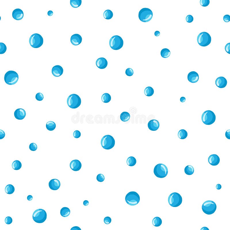Water Bubbles Seamless Pattern Abstract Geometrical Circle Wallpaper ...