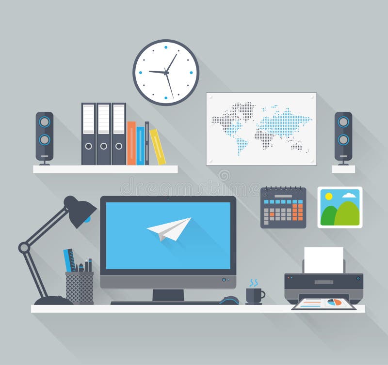 Work Space Stock Illustrations – 320,084 Work Space Stock Illustrations ...
