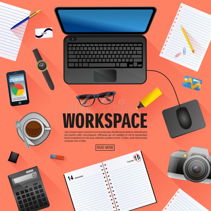 Small Workspace Stock Illustrations – 971 Small Workspace Stock ...