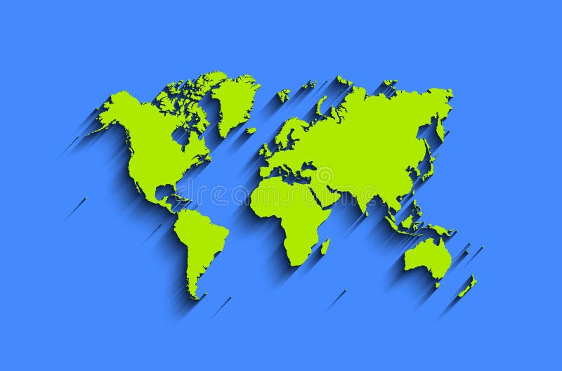 Flat World Map. Abstract Vector Background for Wallpaper Stock ...