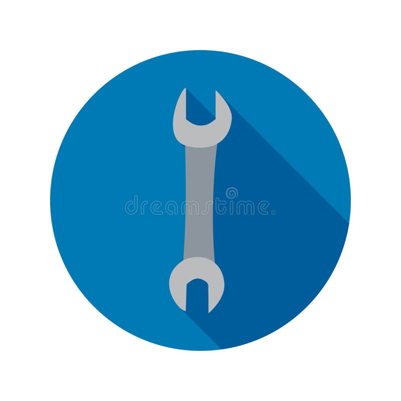 Wrench and circle stock vector. Illustration of craft - 169281833