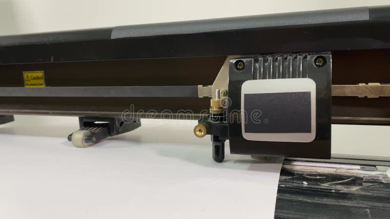 Flatbed Plotter for Cutting. Stock Video - Video of words, gifts: 314991493