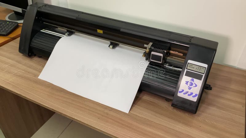 Flatbed plotter stock footage. Video of table, device - 313895038