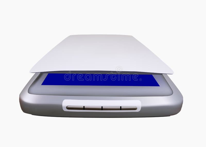 Flatbed Scanner stock vector. Illustration of capture - 3115408