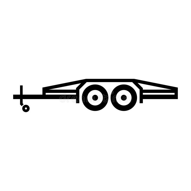 Flatbed Trailer Stock Illustrations – 627 Flatbed Trailer Stock ...