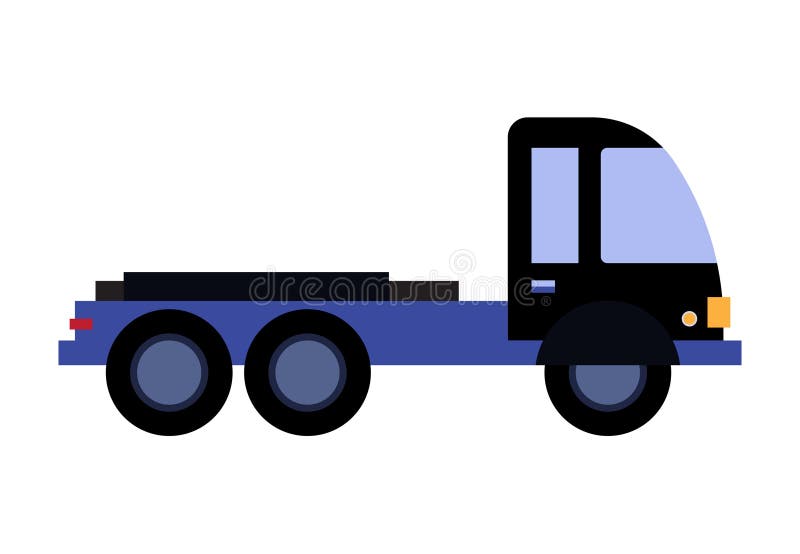 Flatbed Truck Icon stock vector. Illustration of heavy - 308676677