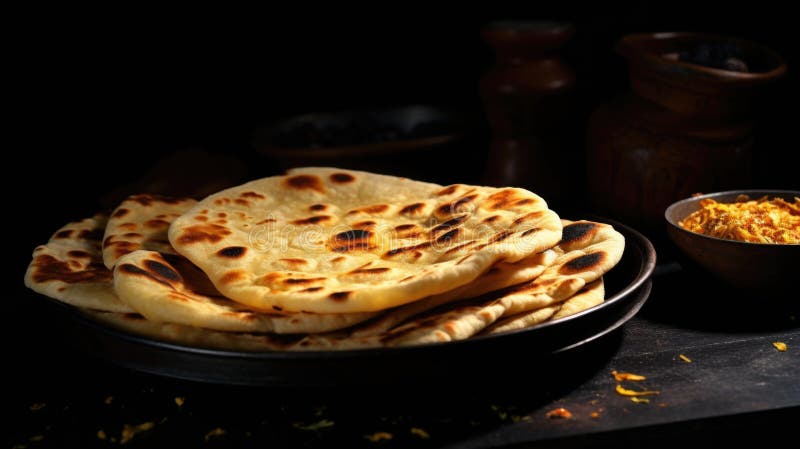 Flatbread and Rice stock photo. Image of carb, ethnic - 373513636