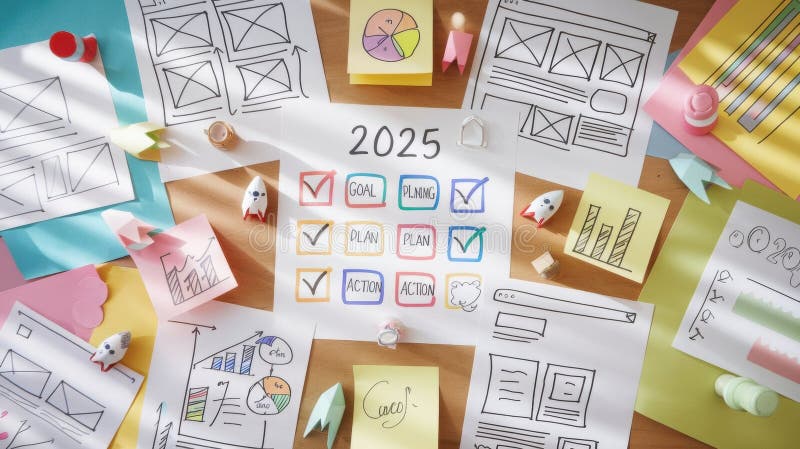 2025 Goals Planning Action Plan Business Strategy Marketing Web Design ...