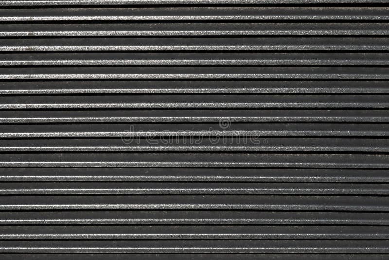 Flatlay of Ribbed Metal Surface Stock Photo - Image of closeup ...