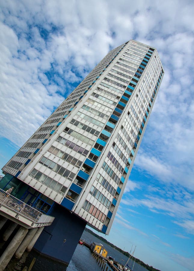 Flats in Schleswig stock photo. Image of keel, balcony - 75862016