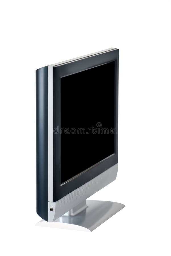 Professional Lcd Monitor, Back Side Stock Image - Image of computer ...