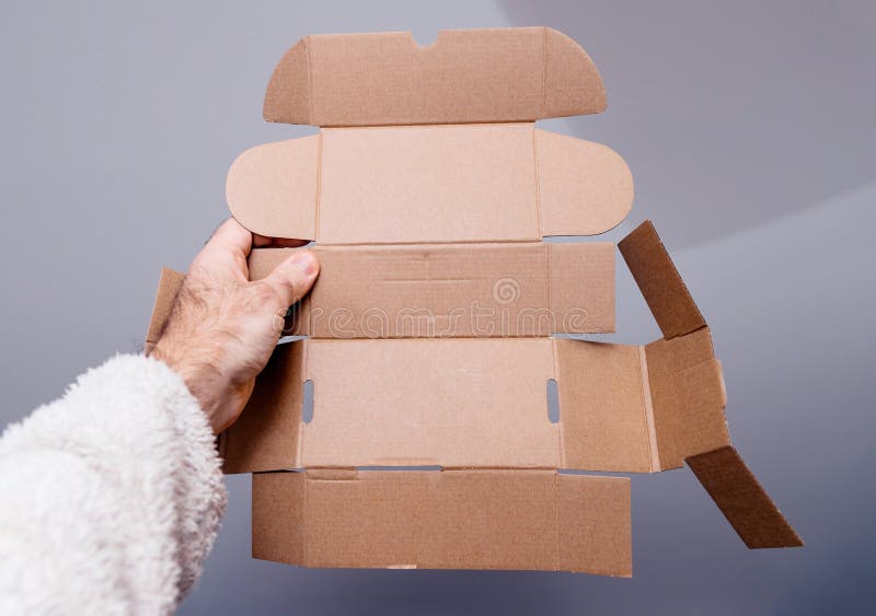 Flattened Cardboard Box Layout Stock Photos - Free & Royalty-Free Stock ...