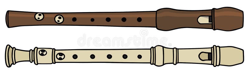 Flauta ilustração do vetor. Ilustração de marrom, madeira - 41237208