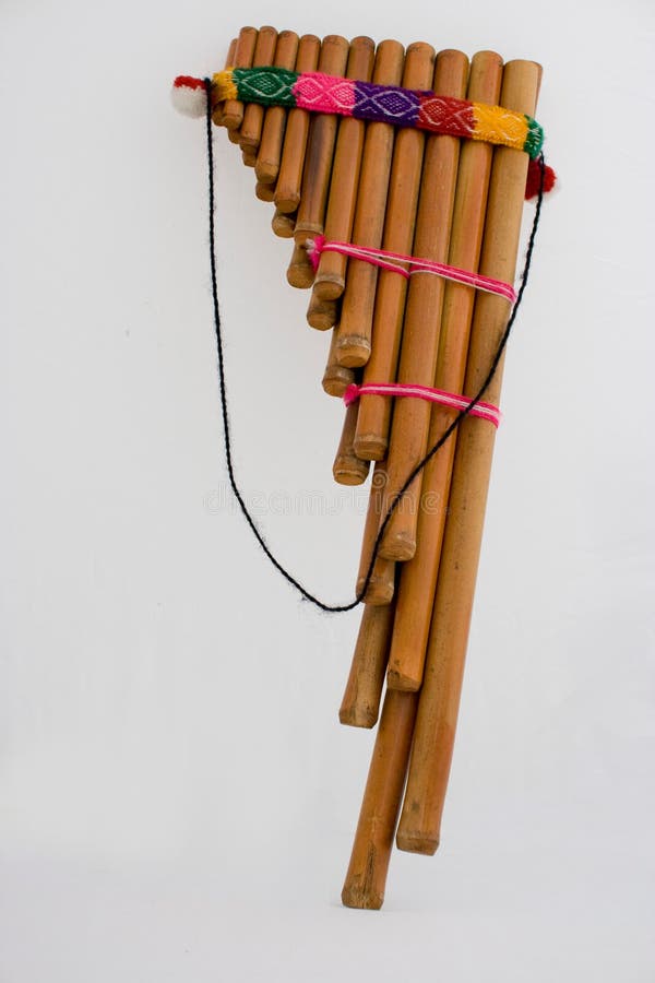 Flauta peruana foto de archivo. Imagen de original, consonancia - 22908840