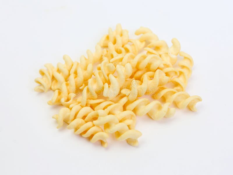 Flavor Snack Made from Fried Wheat on White Background Stock Image ...