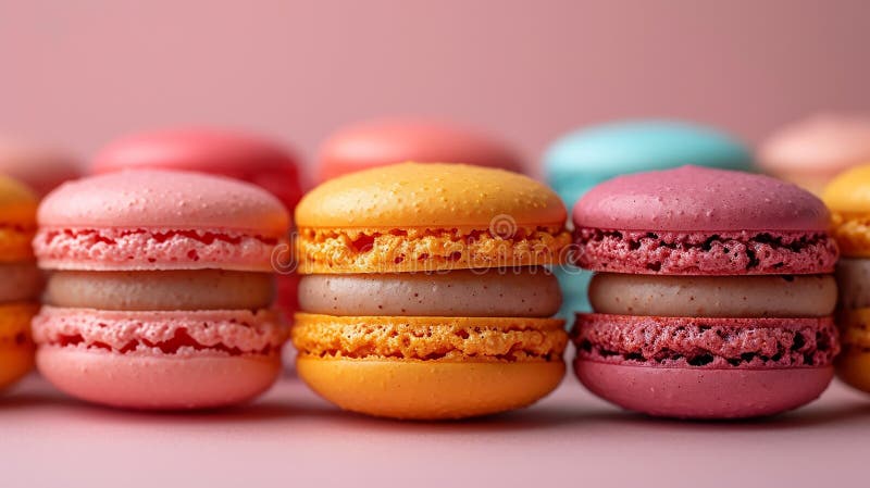 Macaroons stock illustration. Illustration of almond - 303563144