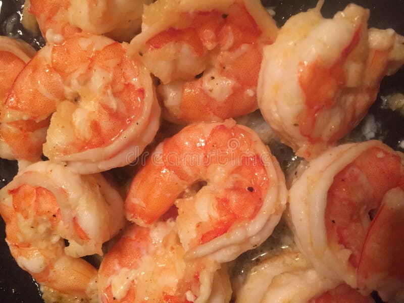 Garlic Shrimp stock image. Image of shrimp, pink, cooked - 132047939