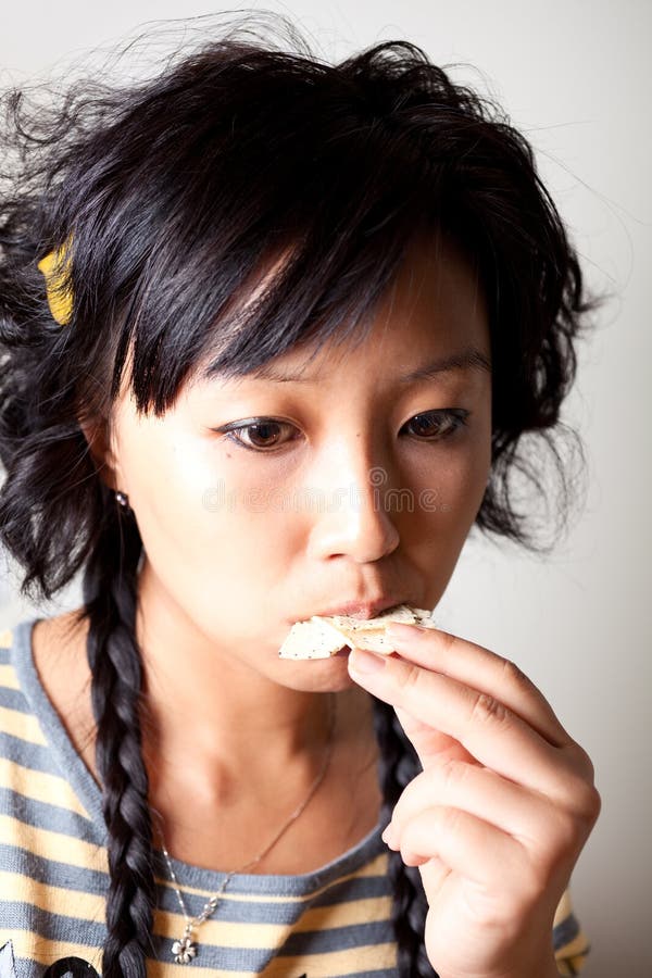 Flavorless Food stock image. Image of female, tasteless - 19032493