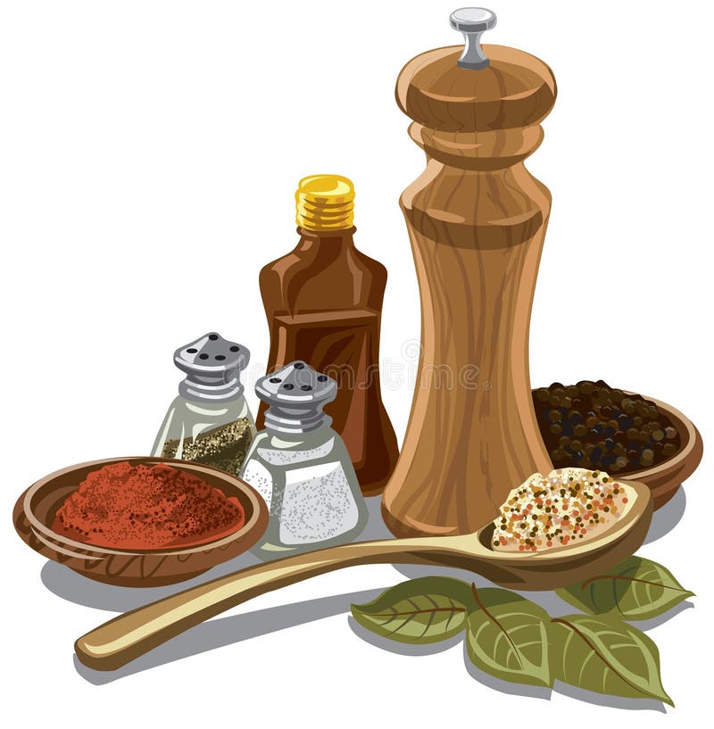 Flavours for cooking stock illustration. Illustration of kitchen - 82338082